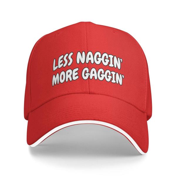 商品名:  Paosimi Less-Naggin-More-Gaggin Hat for Men Women Baseball Cap Trucker Hat Dad Hat Redブランド: Paosimi商品サイズ: One Size...