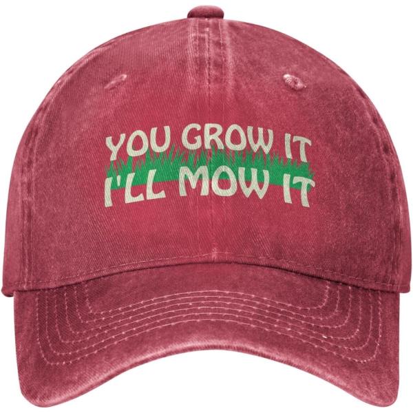 商品名:  THRU Cut Mower Grasses Mowing Lawn Baseball Hats for Women You Grow It I'll Mow It Fashionable Hats for Men's Spor...