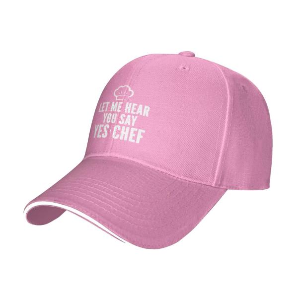 商品名:  KLIUXBF Chef Let Me Hear You Say Yes Hat Classic Baseball Cap Pink Trucker Hat for Men Womenブランド: KLIUXBF商品サイズ: On...