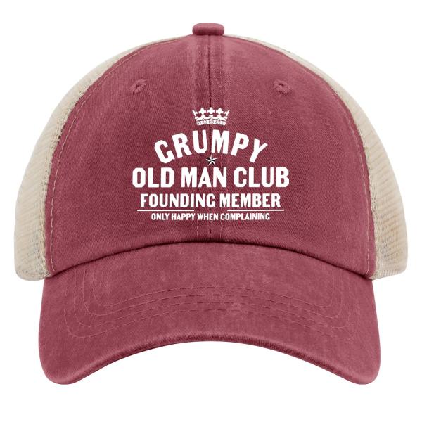 商品名:  Philysonic Grumpy Old Man Club Hat Trucker Hat Men Funny Mesh Baseball Cap for Summerブランド: Philysonic商品サイズ: One Si...