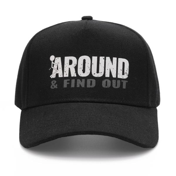 商品名:  Fuck Around and Find Out Hat FAFO Hat Gift for Husband Casual Black Hatブランド: Riselor商品サイズ: One Size高さ: 22.606cm横幅:...
