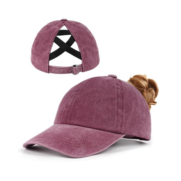 商品名:  Zylioo Oversize XXL Washed Ponytail Ball Cap,Deep High Bun Golf Cap for Big Heads,Large Soft Crown Running Hatブランド...