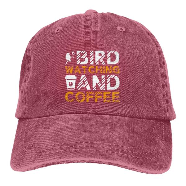 商品名:  Bird Watching and Coffee Baseball Cap for Men Women Hats Adjustable Denim Hat Dad Hatブランド: QIZYOQA商品サイズ: One Size商...
