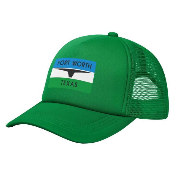 商品名:  BASTU Flag of Fort Worth, Texas (1968-2004) Baseball Cap for Men Women Mesh Hat Snapback Cap Truck Hats Greenブランド:...