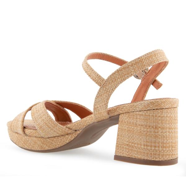 商品名:  Alexis Bendel Ladies Natural Raffia/PU Sandals - Stylish Women's Flip-Flops, Dressy Slides for Comfortable and Chi...