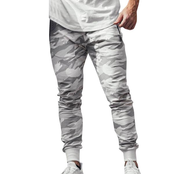 商品名:  Mens Camo Cargo Jogger Sweatpants with Zipper Pockets Slim Fit Athletic Sweat Pants Casual Stretch Comfy Jogging P...