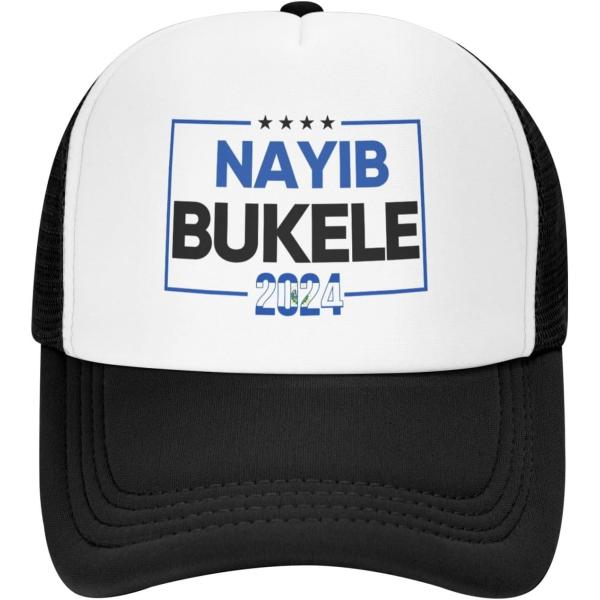 商品名:  THRU Nayib Bukele for President 2024 Mesh Hat Bukele 2024 Hat for Men Women Bukele 2024 President Baseball Cap Bla...