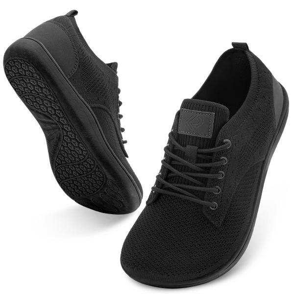 商品名:  relxfeet Barefoot Shoes Men Oxfords Shoes Dress Leather Sneakers Zero Drop Casual Breathable Walking Tennis Shoes ...