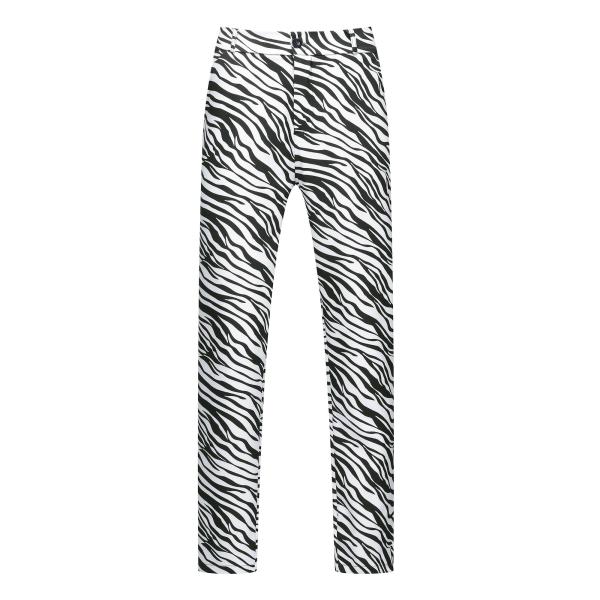 商品名:  Lars Amadeus Animal Pattern Dress Pants for Men's Big and Tall Flat Front Zebra Printed Trouser 42 Blackブランド: Lars...