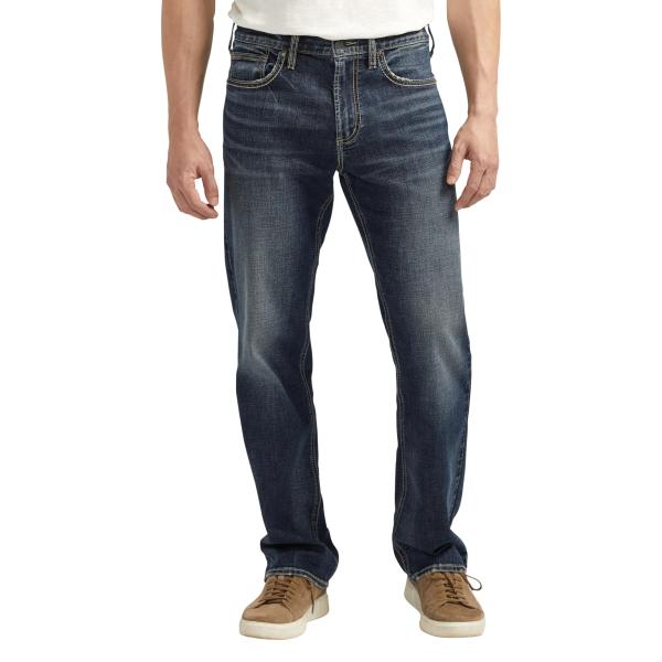 商品名:  Silver Jeans Co. Men's Grayson Classic Fit Straight Leg Jeans, Dark Wash EFS405ブランド: Silver Jeans Co.商品サイズ: 32W x ...