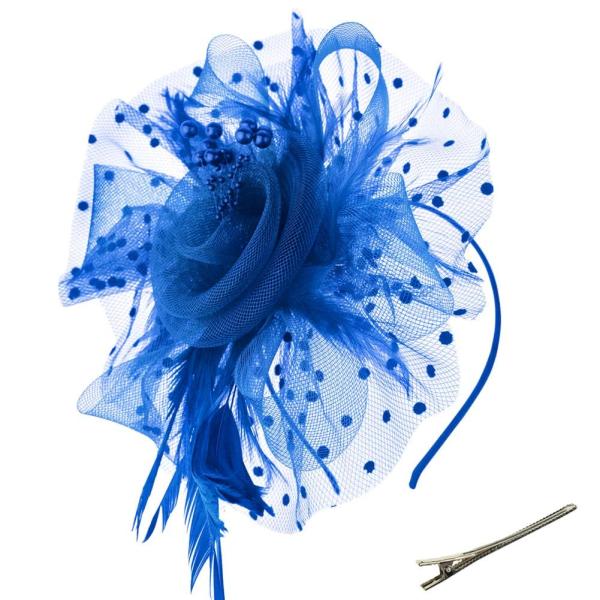 商品名:  Fascinators Hats 20s 50s Pillbox Hat Cocktail Tea Party for Women (Blue, One Size)ブランド: ASAHEL商品サイズ: One Size高さ: 1...