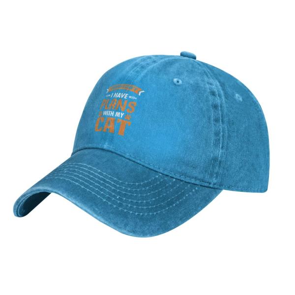 商品名:  Saying Sorry I Can T I Have Plans with My Cat Baseball Cap for Men Women Hats Cotton Trucker Caps Adjustable Dad H...