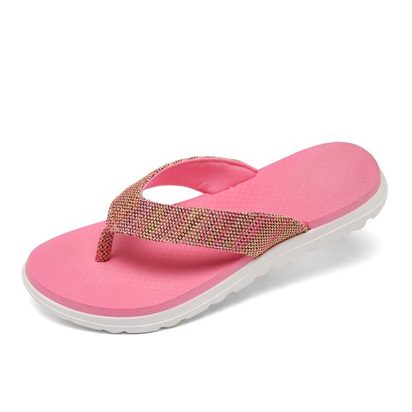商品名:  Scecocrs Women Comfortable Flip Flops, Memory Foam Non-Slip Thong Sandals Lightweight, ladies Cushion Slippers, Mu...