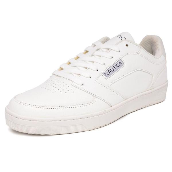商品名:  Nautica Men's Bascule Casual Lace-Up Shoe,Classic Tennis Low Top Loafer, Fashion Sneaker-White Size-11ブランド: Nautic...