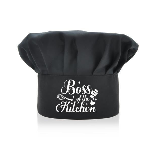 商品名:  ZBBFSCSB Funny Boss of The Kitchen Chef Hat, Adjustable Chef Hat, Funny Baking Cooking Chef Hat for Woman, Christm...