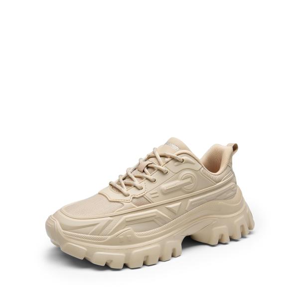 商品名:  DREAM PAIRS Chunky Fashion Sneakers for Women, Women's Platform Lace-Up Comfortable Sneakers,Size 6,APRICOT,SDFN23...