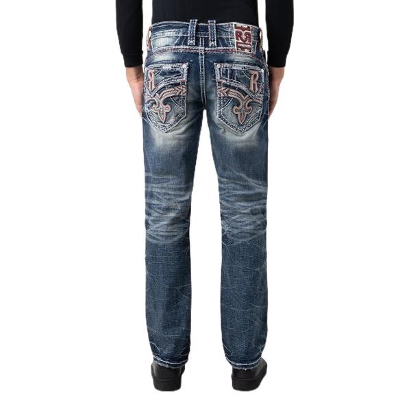 商品名:  Rock Revival Tyrone J201R Men's Straight Fit Jeans, 42 Regular, Cold Waterブランド: Rock Revival商品サイズ: 42 Regular商品番号:...