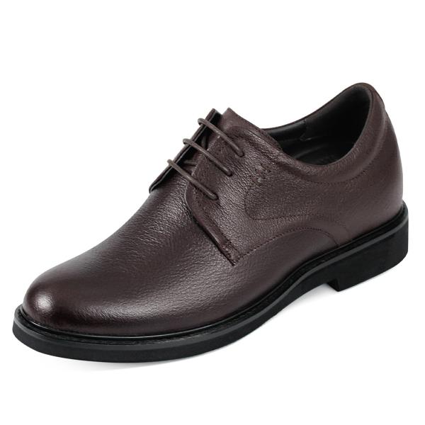 商品名:  CHAMARIPA Men's Invisible Height Increasing Elevator Shoes Lace-up Hidden Heel Formal Business Derby Shoes Genuine...