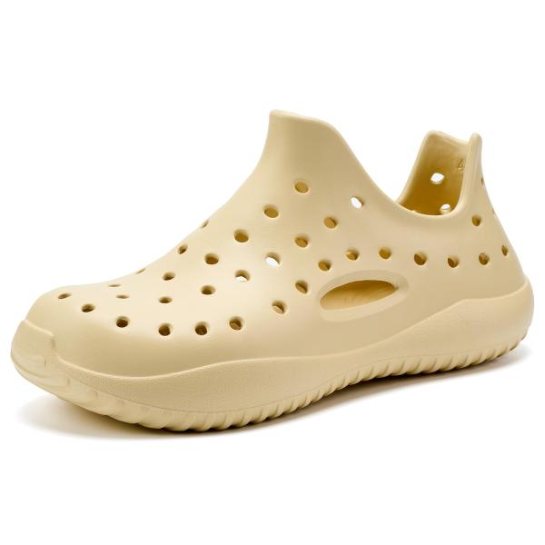 商品名:  VIFUUR Womens Mens Clogs Garden Shoes with Arch Support Slip-on Outdoor Beach Slippers,Beige,10 Men/12 Womenブランド: ...