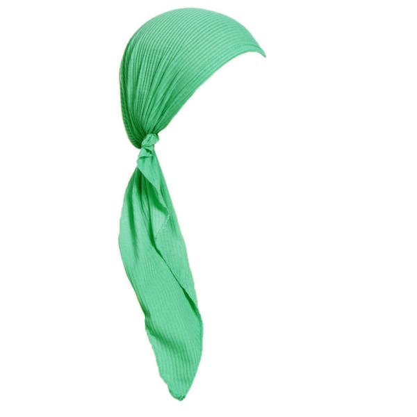 商品名:  Women Head Scarf Vintage Turbans Bonnet Elastic Hat Chemo Hair Loss Cap Pre-Tied Ruffle Head Scarves (A-Green, One...