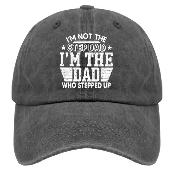 商品名:  Paunook I'm not The Step Dad I'm The Dad Who Stepped up Cap Baseball Hat for Women Pigment Black Mens Baseball Cap...