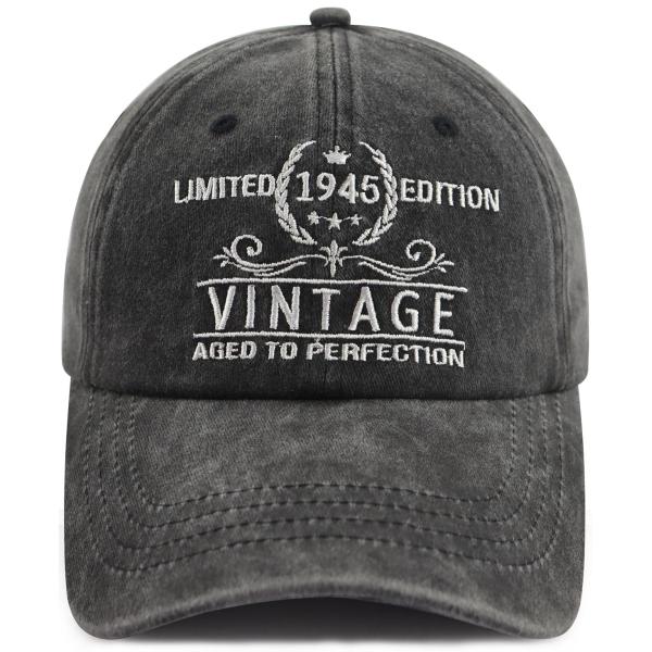 商品名:  79th Birthday Gifts for Women Men, Funny Embroidered Limited Edition 1945 Hat, 79 Years Old Birthday Decorations B...