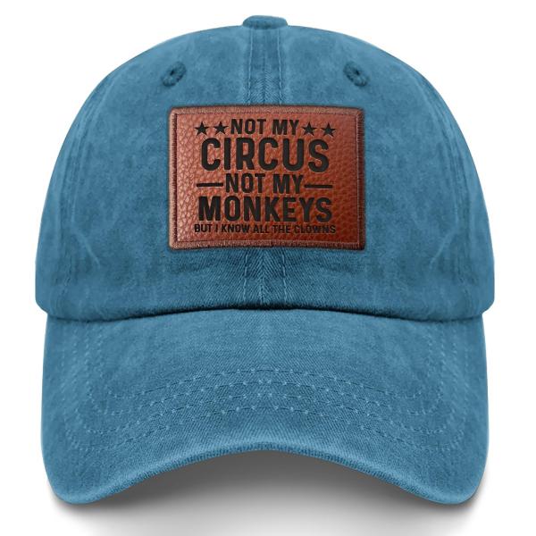 商品名:  Quasarino NOT My Circus NOT My Monkeys BUT I Know All The Clowns Hat Trucker Hat Men Funny Mesh Baseball Cap for S...
