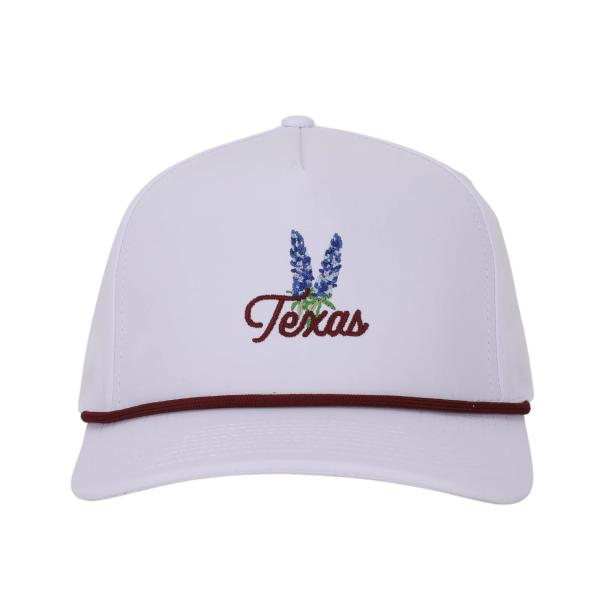 商品名:  Jack Golf Texas Bluebonnet Rope Hat Men's Golf Hat - Maroon, Whiteブランド: Jack Golf商品サイズ: One Size高さ: 24.4cm横幅: 23.2...