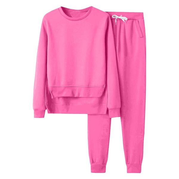 商品名:  todays daily deals Womens Sweatsuits 2 Piece Set Casual Crewneck Long Sleeve Pullover Irregular Hem Sweatshirt Swe...