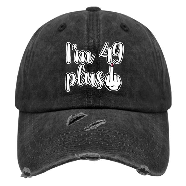 商品名:  Generic 1974 Hat is You 50 ？no，i M 49+1 Years Hat for Men Funny Washed Workout Hat Breathable, 16 Allblackブランド: Ge...