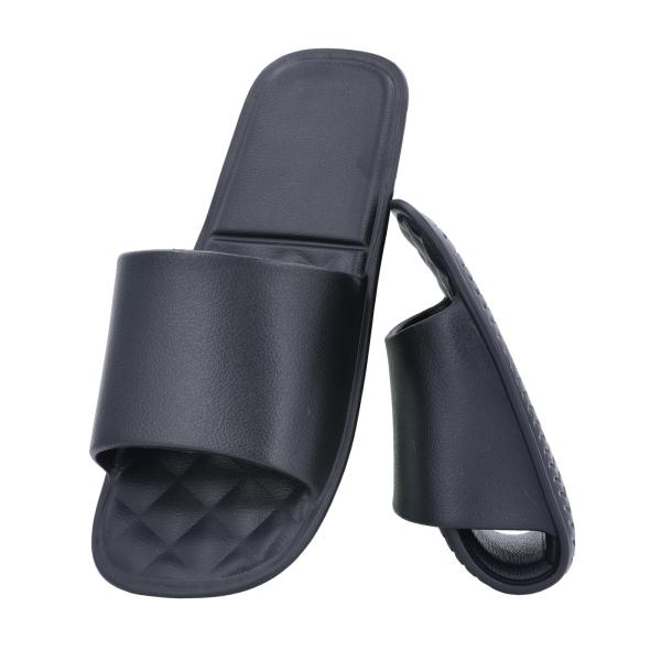 商品名:  XIXITIAO House Slippers for Women Men, Summer, Open Toe Shower Slides Bathroom Shoes, Size 7-8(Black)ブランド: XIXITIA...