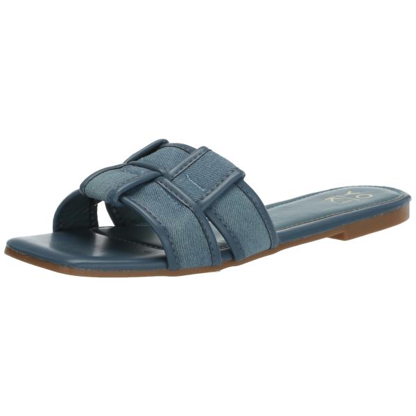 商品名: YOKI レディース フラットサンダル, デニム, 10 YOKI-ESSIE Women's Flat Sandals With Open Square Toe, Denim, 10 M USブランド: Yoki商品サイズ: 1...