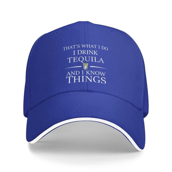商品名:  FLALORI That's What I Do I Drink Tequila and I Know Things Cap for Women Baseball Hats Fashionable Hats Blueブランド: ...