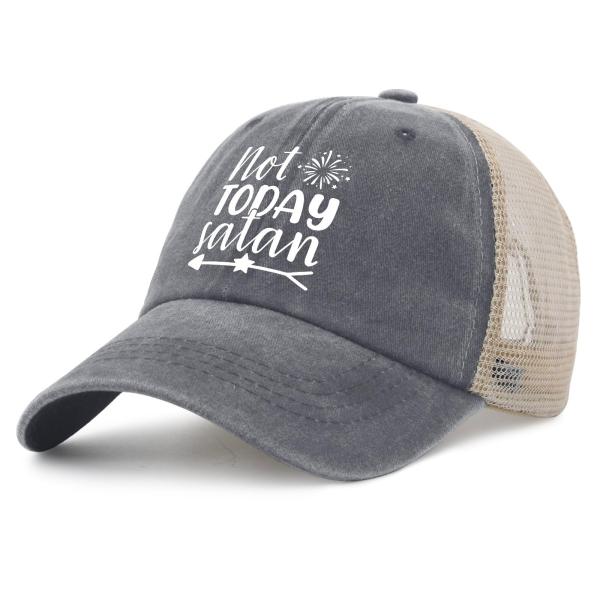 商品名:  Not Today Satan Hat Mens Fashion Ball Cap Women Gray01 Ball Caps Trendy for Farmerブランド: FUNGISDIN商品サイズ: One Size高さ...