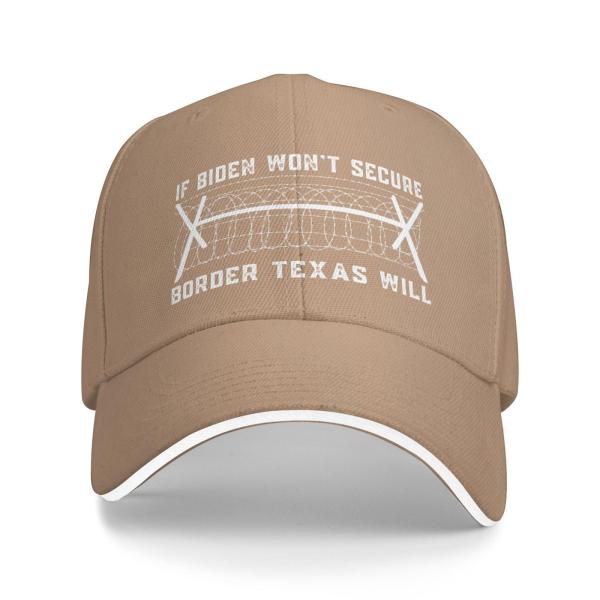 商品名:  If Biden Won't Secure Border Texas Will Cap for Women Dad Hats Vintage Hats Naturalブランド: galagro商品サイズ: One Size高さ:...