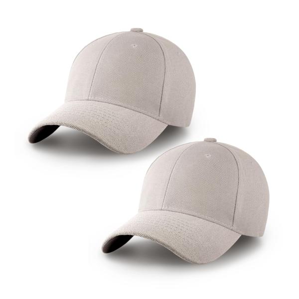 商品名:  Multi Pack Classic Structured Baseball Cap, Adjustable Snapback - Ball Caps for Custom Embroidery - Running Workou...