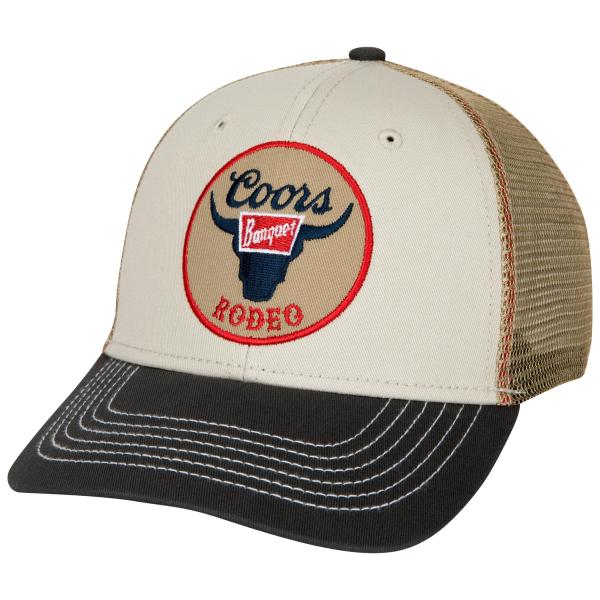 商品名:  H3 Sportgear Coors Banquet Rodeo Embroidered Logo Mesh Snapback Hat Multiブランド: H3 Sportgear商品サイズ: One Size高さ: 26.5...