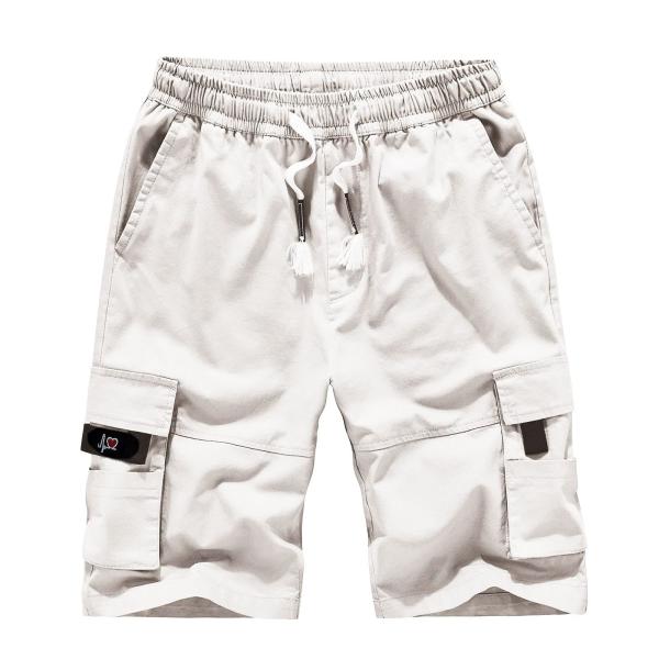 商品名:  Generic Sale Clearance Men's Plus Size Cargo Shorts with Multi-Pockets Work Outdoor Elastic Waist Drawstring Relax...