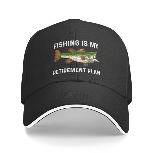 商品名:  galagro Fishing is My Retirement Plan Cap for Men Baseball Caps Trendy Hat Blackブランド: galagro商品サイズ: One Size高さ: 1....