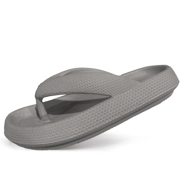 商品名:  Grey Flip Flops for Women, Orthotic Lightweight Beach Slides Sandals Anti Slip Shower Slippers with Ultra Soft Arc...