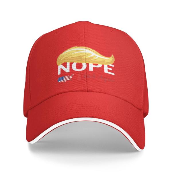 商品名:  Nope Not Again Funny Trump Saying Quote Anti Trump Hat for Men Women Baseball Cap Trucker Hat Dad Hat Redブランド: Pao...