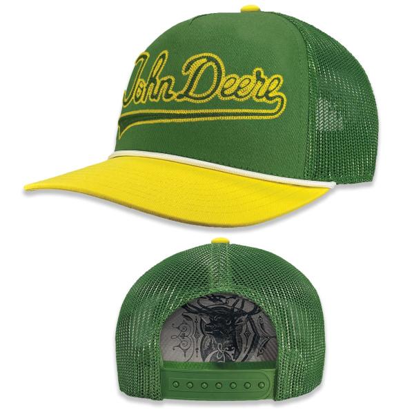 商品名:  John Deere Baseball Cap Trucker Hat 13083335Gr Baseball Cap Trucker Hat Script Chain Stitch Greenブランド: John Deere商...