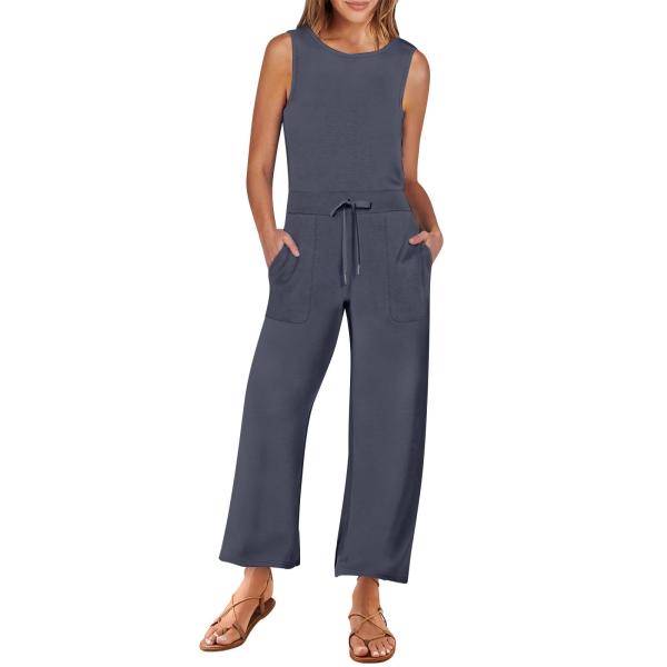 商品名:  Winter Jumpsuit Womens Pants Suits Dressy Casual Women'S Summer Casual Sleeveless Rompers Jumpsuit Zipper Summer R...