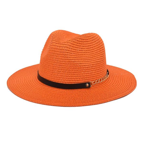 商品名:  Generic Womens Straw Hat Wide Brim Floppy Beach Sun Hat for Women Adjustable Strap Vacation Womens Sun Hat with Bo...