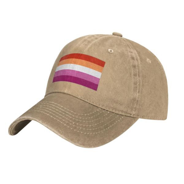 商品名:  PANTUOL Lesbian Pride Flag Gifts for Women-Hats Golf Hat Travel Hat Hiking Hat Baseball Hat for Men Summer Cap Nat...