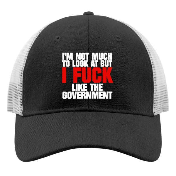 商品名:  Generic I'm Not Much to Look at But I Fuck Like The Government Sun hat USA Cowboy hat AllBlack Gifts for Women Gol...