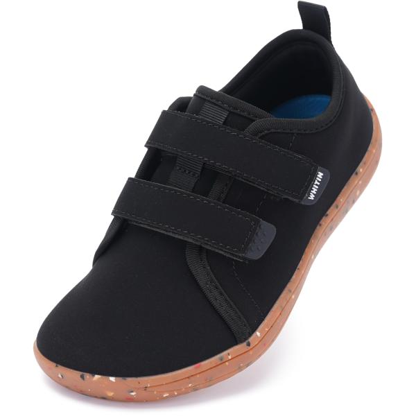 商品名:  WHITIN Kids Barefoot Shoes for Boys Girls Wide Width Minimalist Zero Drop Fashion Sneakers Size 10.5 Little Leathe...