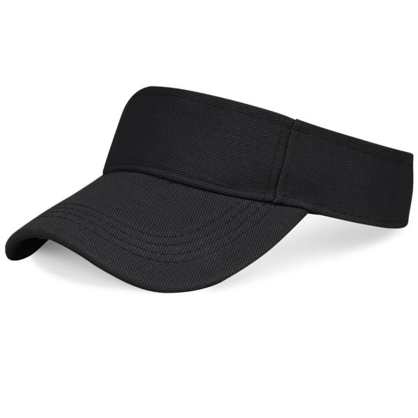 商品名:  Marrywindix 1 Piece of Black Sport Wear Athletic Visor Sun Sports Visor Hat Cotton Run Visor Adjustable Cap for Wo...