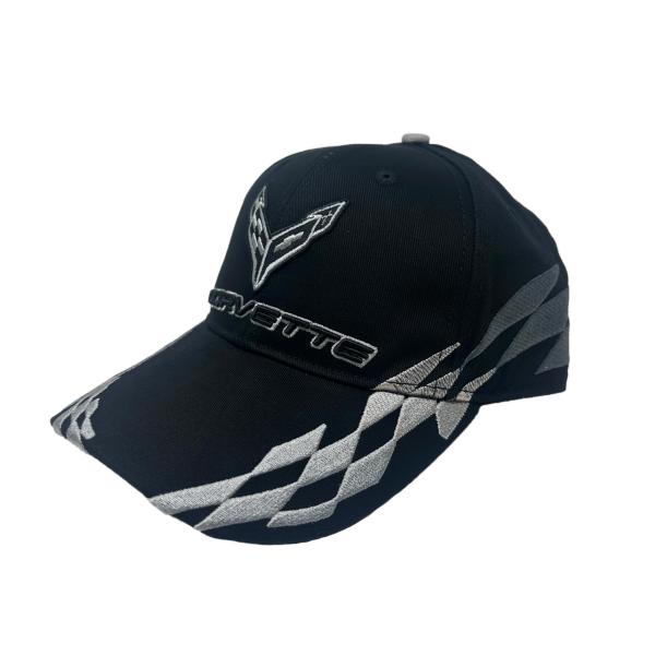 商品名:  C8 Corvette Bad Vette Hat - Adjustable 3-D Embroidered Cap - Officially Licensed by GM (US, Alpha, One Size, Silve...