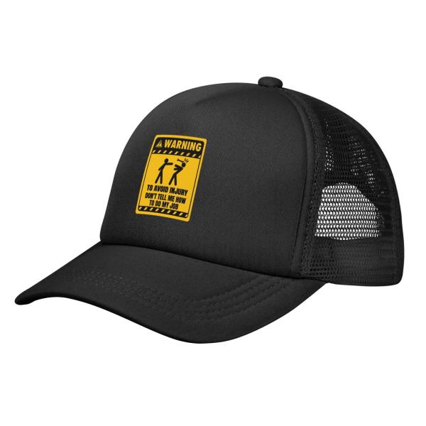 商品名:  Generic Warning to Avoid Injury Do Not Tell Me How to Do My Job Baseball Cap Adjustable Casual Mesh Hats Duck Tong...